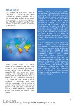 Continental Word Template 01593 | PoweredTemplate.com