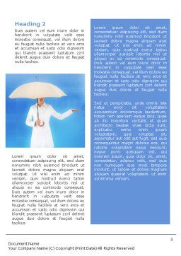 Weather Forecast Word Template 01663 | PoweredTemplate.com