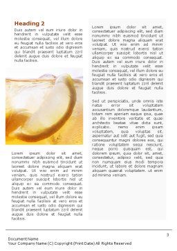 Cocktail Party Word Template 01765 | PoweredTemplate.com