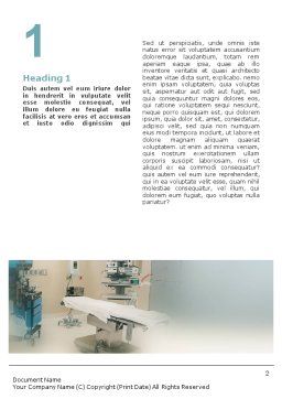 Medical Staff In The Operating Room Word Template 01772 ...