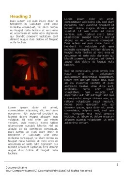 Halloween Pumpkin Word Template 01899 | PoweredTemplate.com