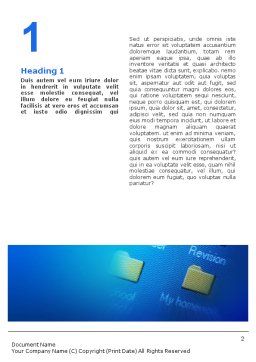 Plantilla de Word - carpeta de archivos | 02043 | PoweredTemplate.com