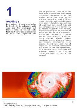 Cyclone Word Template 02433 | PoweredTemplate.com