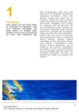 Regatta Word Template 02475 | PoweredTemplate.com