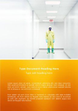 Chemical Contamination Word Template 03038 | PoweredTemplate.com