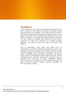 Chemical Contamination Word Template 03038 | PoweredTemplate.com