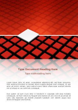 Pixel Word Template 03040 | PoweredTemplate.com