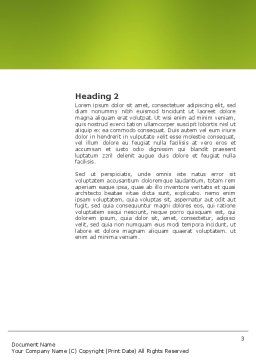 Knowledge Word Template 03072 | PoweredTemplate.com