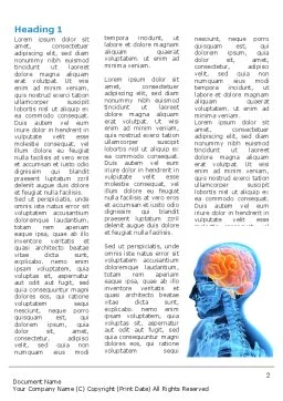 Brain In Skull Word Template 03110 | PoweredTemplate.com