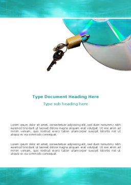 Data Protection Word Template 03119 | PoweredTemplate.com