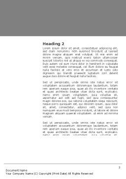 Server Room Word Template 03161 | PoweredTemplate.com