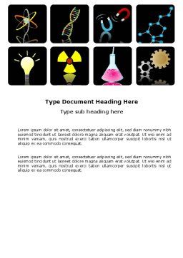 Study Of Natural Sciences Word Template 03661 | PoweredTemplate.com