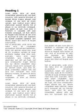 Lecturer Word Template 03774 | PoweredTemplate.com