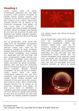 Fortune-telling Word Template 04128 | PoweredTemplate.com