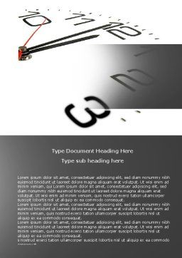 Noon Word Template 04149 | PoweredTemplate.com