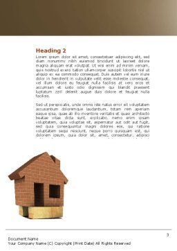 Building Word Template 04217 | PoweredTemplate.com