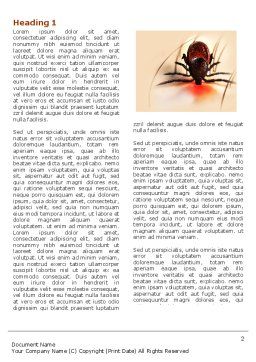 Mite Word Template 04636 | PoweredTemplate.com