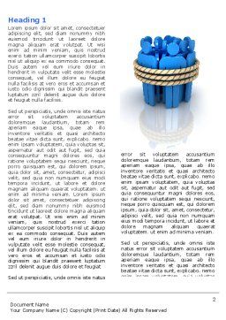 Hostages Word Template 04672 | PoweredTemplate.com