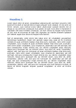 Hostages Word Template 04672 | PoweredTemplate.com