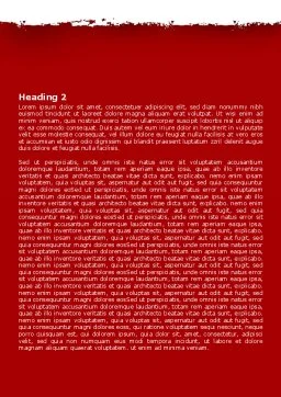 Plantilla de Word - manzanas rojas | 05037 | PoweredTemplate.com