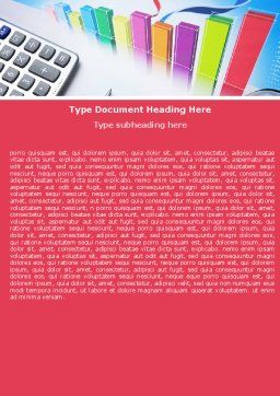 Estimate Calculation Word Template 05048 | PoweredTemplate.com