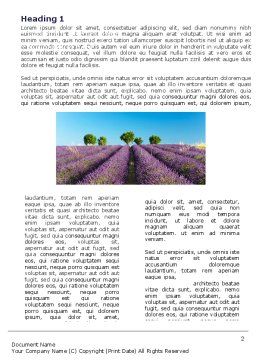 Lavender Word Template 05380 | PoweredTemplate.com
