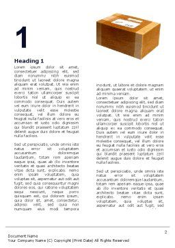 Templat Word Pengiriman Paket | 05388 | PoweredTemplate.com