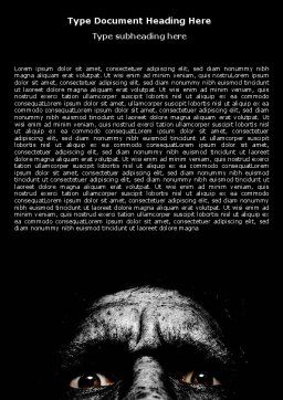 Fear Word Template 05432 | PoweredTemplate.com