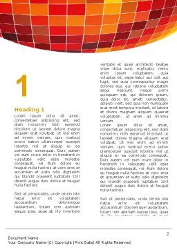 Disco Word Template 05635 | PoweredTemplate.com