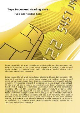 Bank Credit Card Word Template 05643 | PoweredTemplate.com