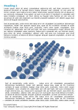 Go Through Word Template 06028 | PoweredTemplate.com