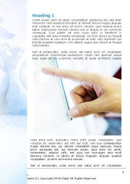 Plantilla de Word - identidad empresarial | 06104 | PoweredTemplate.com