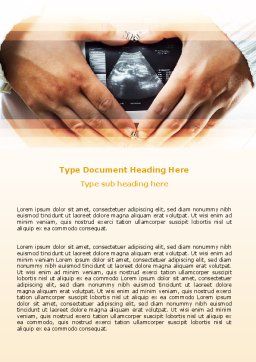 Ultrasonic Scanning Word Template 06224 | PoweredTemplate.com