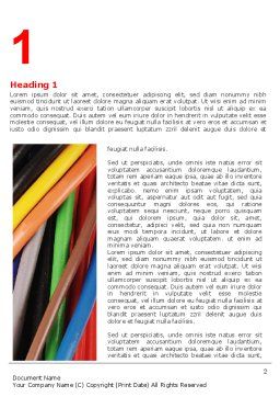 Plantilla de Word - cables | 06465 | PoweredTemplate.com