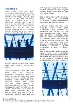 Modèle Word gratuit de escalade commerciale | 06601 | PoweredTemplate.com