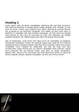 Pen And Diary Word Template 06645 | PoweredTemplate.com