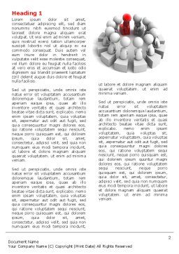 Group Deliberation Word Template 06654 | PoweredTemplate.com