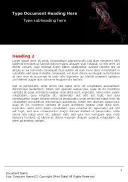 Sanguiferous System Word Template 06879 | PoweredTemplate.com