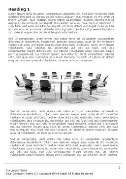 Roundtable Discussion Word Template 06883 | PoweredTemplate.com