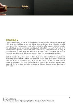 Choosing Key Word Template 07028 | PoweredTemplate.com