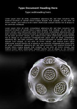 Free Pollen Spore Word Template 07102 | PoweredTemplate.com