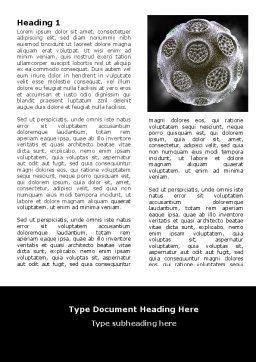 Free Pollen Spore Word Template 07102 | PoweredTemplate.com