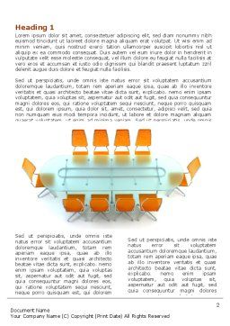 Conference Room Word Template 07171 | PoweredTemplate.com