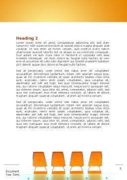 Conference Room Word Template 07171 | PoweredTemplate.com