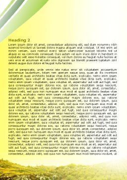 Peasant Word Template 07372 | PoweredTemplate.com