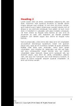 Barack Obama Word Template 07556 | PoweredTemplate.com