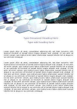 Solar Panels Word Template 07609 | PoweredTemplate.com