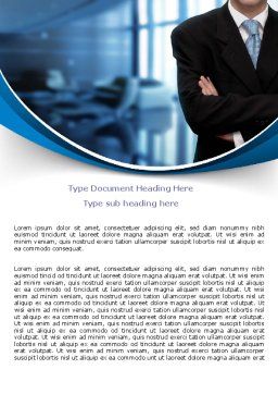 Business Style Word Template 07645 | PoweredTemplate.com