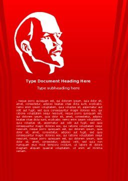 Plantilla de Word - lenin | 07646 | PoweredTemplate.com