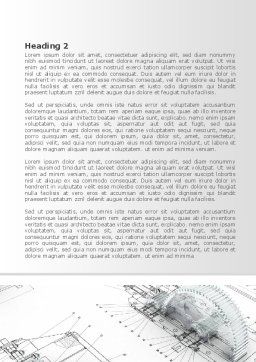 Engineering Drawing Word Template 08114 | PoweredTemplate.com